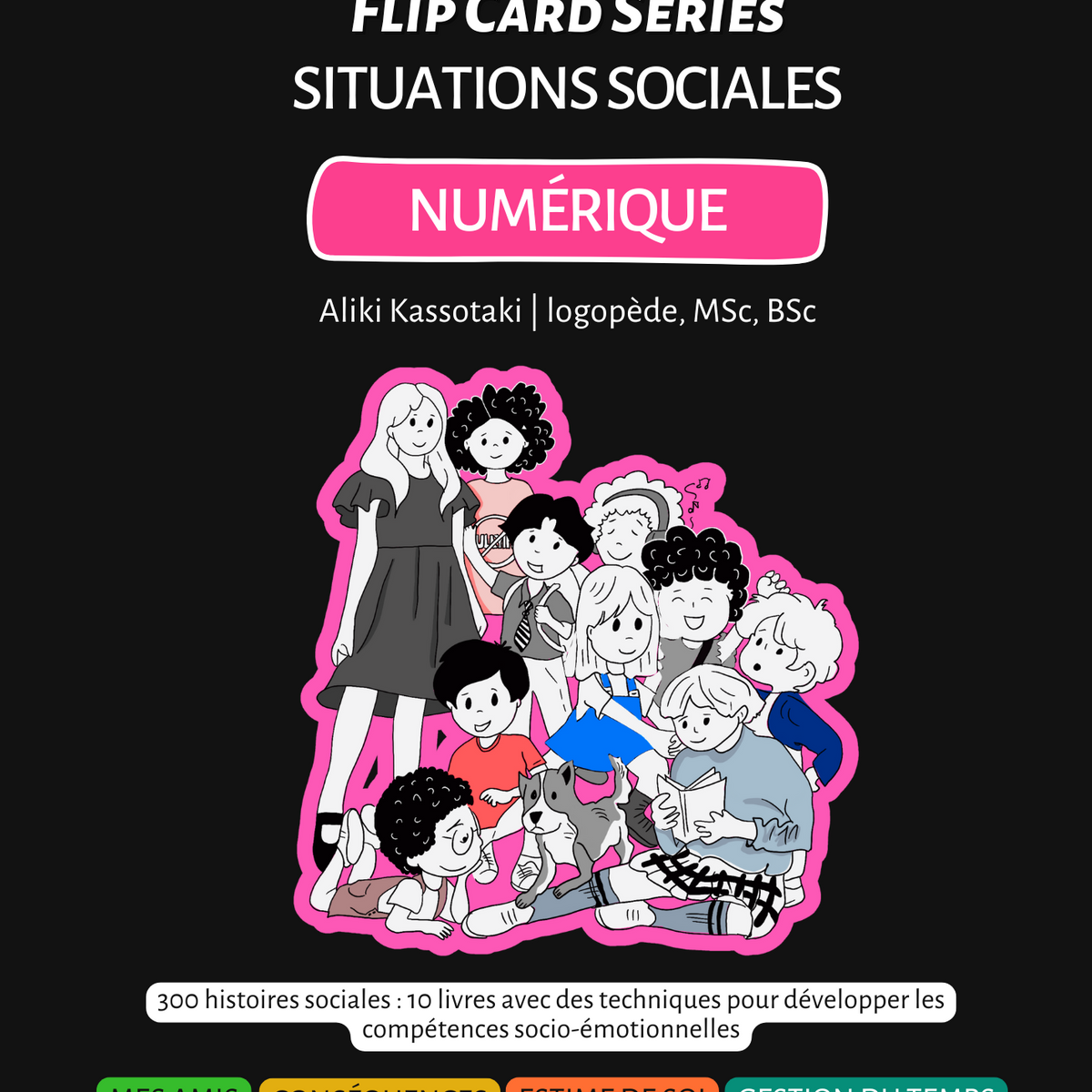 Situations sociales | 300 histoires sociales - Flip Card Series | ENSE ...