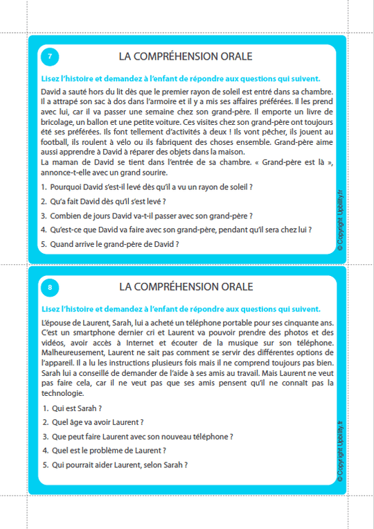Compréhension Orale Avec Questionnaire – IOGK