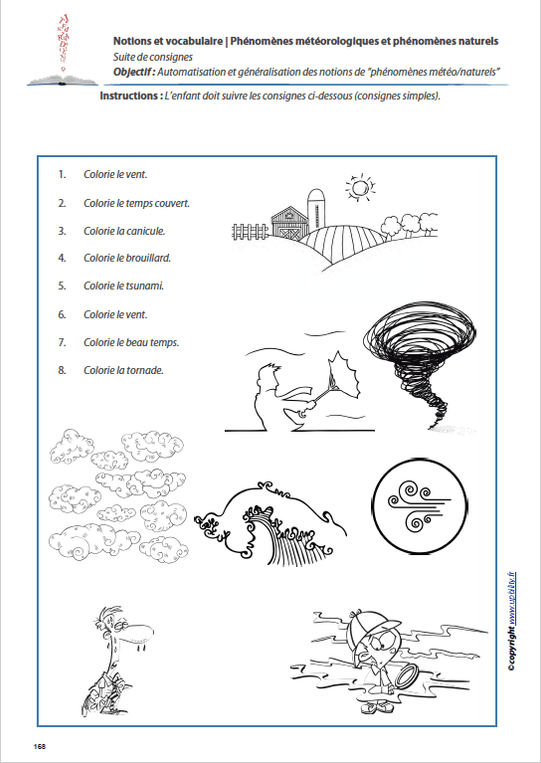 PHENOMENES METEOROLOGIQUES ET PHENOMENES NATURELS | Notions et vocabul ...